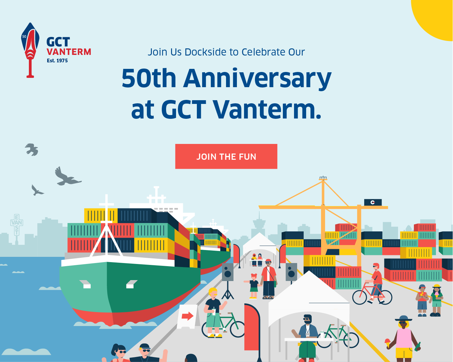 GCT Vanterm 50th Anniversary Community Open House - Vancouver Page